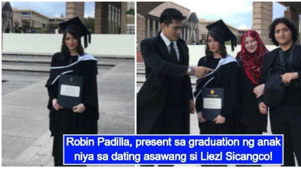 Robin Padilla attends graduation of his daughter with ex-wife Liezl ...