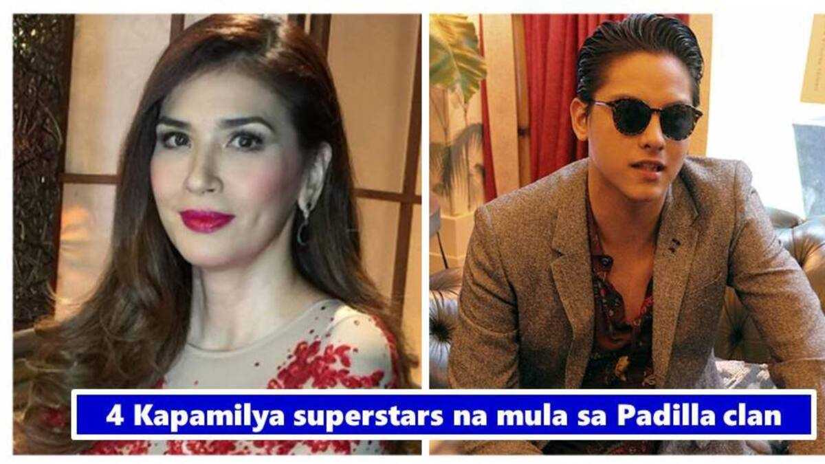 Showbiz royal families! 4 Kapamilya stars na mga ka-Padilla familia ...
