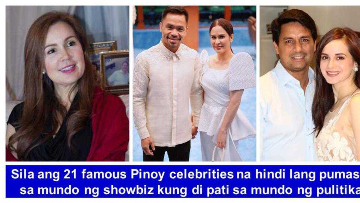 21 Famous Pinoy celebrities na pinasok ang mundo ng pulitika - KAMI.COM.PH