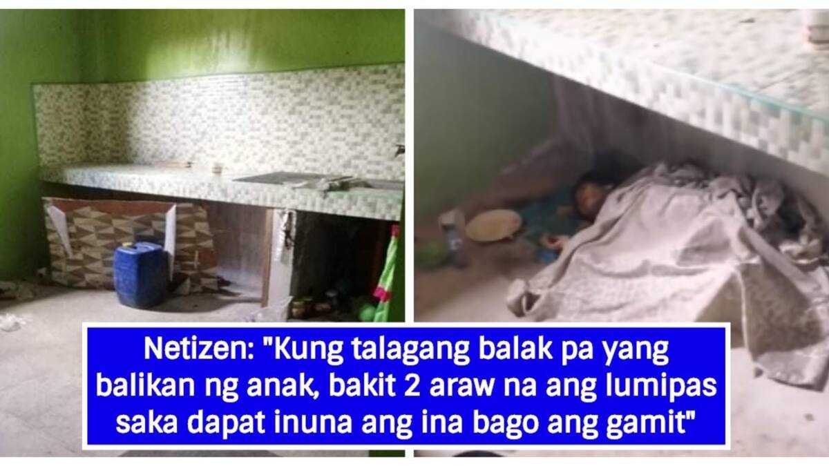 Inang iniwan ng mga anak, natagpuan ng kapitbahay sa ilalim ng lababo ...