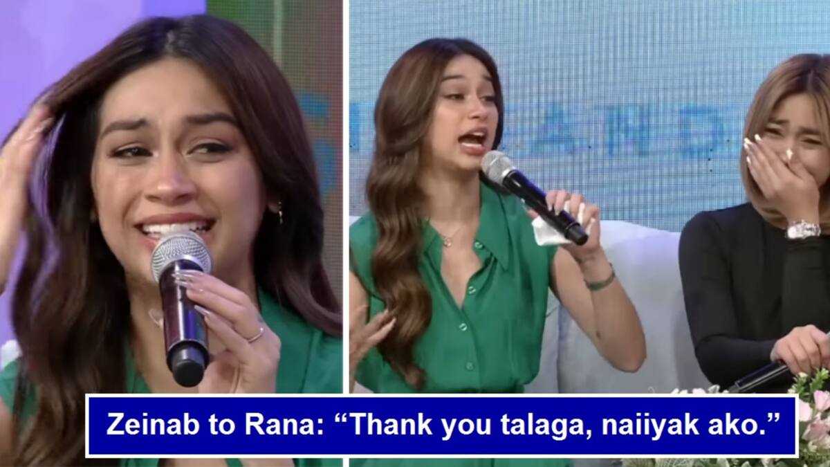 Zeinab Harake, naiyak sa ‘Magandang Buhay’ habang pinasasalamatan ang kapatid na si Rana - KAMI ...