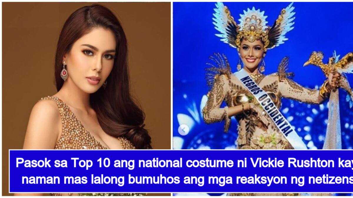 Vickie Rushton stuns netizens with her national costume in Binibining ...