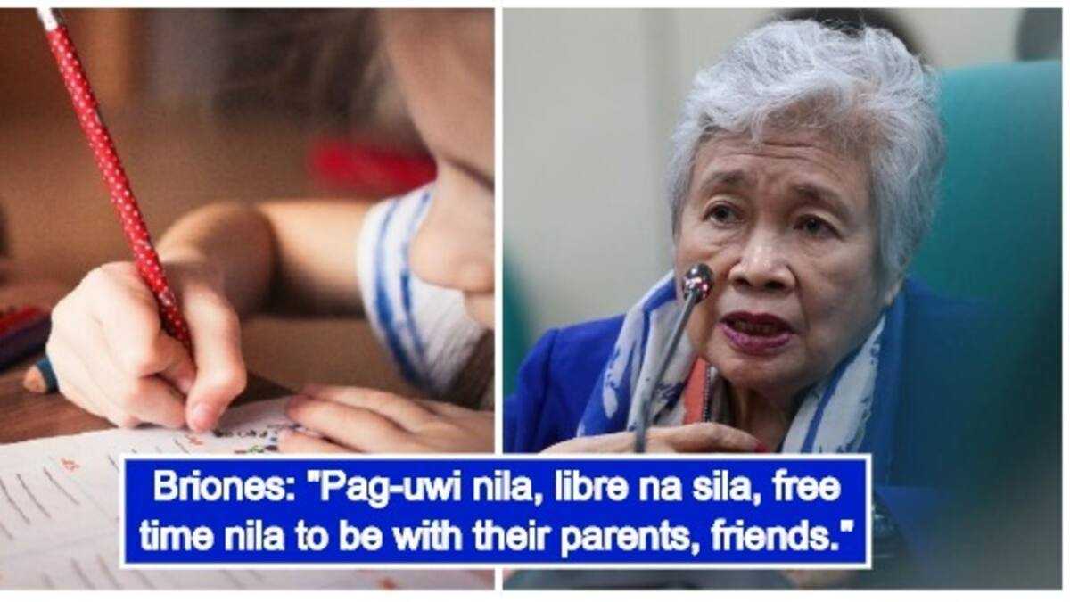 DepEd Sec. Briones backs bills on ‘no-homework’ policy - KAMI.COM.PH