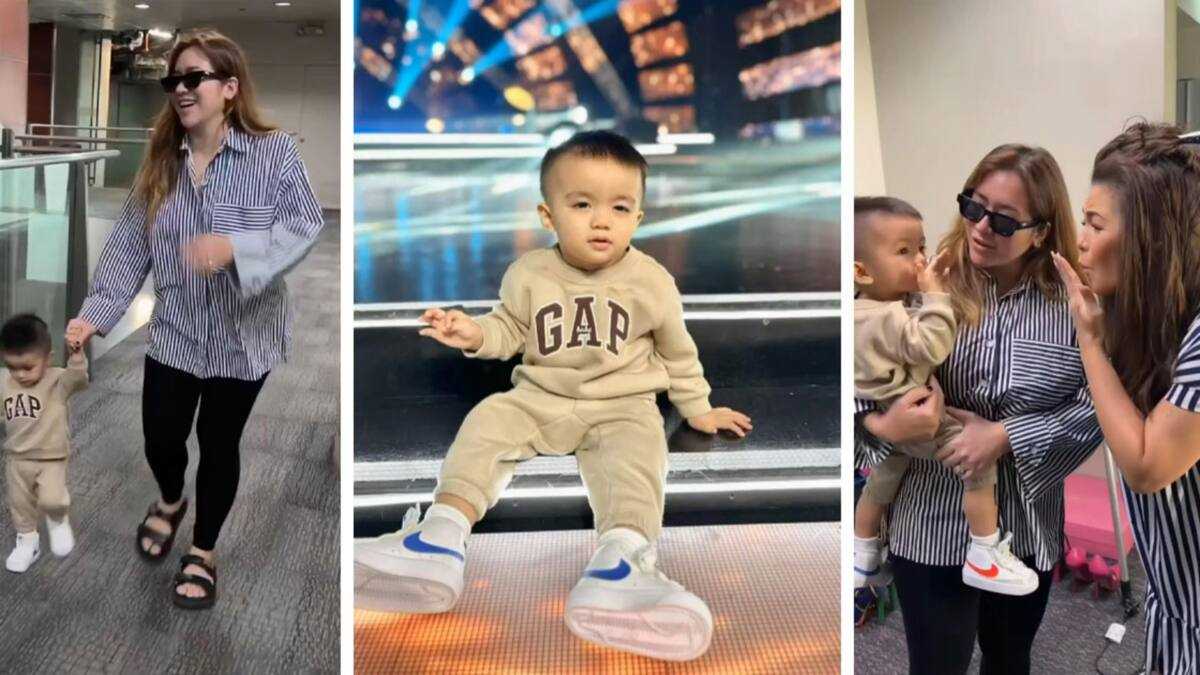 Angeline Quinto, happy na binisita siya ng anak habang nasa trabaho ...