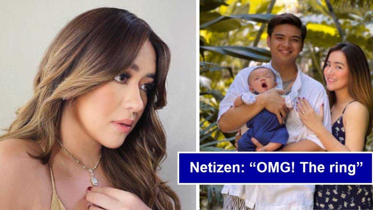 Angeline Quinto’s ring in her photo with partner & son, gets noticed by ...