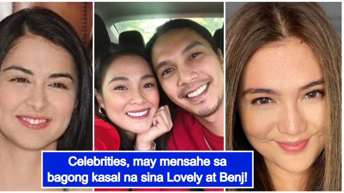 Lovely Abella, Benj Manalo now married; celebrities congratulated them - KAMI.COM.PH
