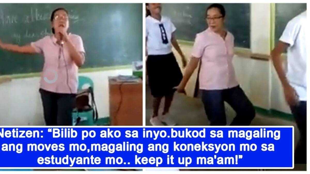 Astig si ma'am! Guro sumayaw ng 'Dame tu Cusita' sa harap ng kanyang estudyante - KAMI.COM.PH