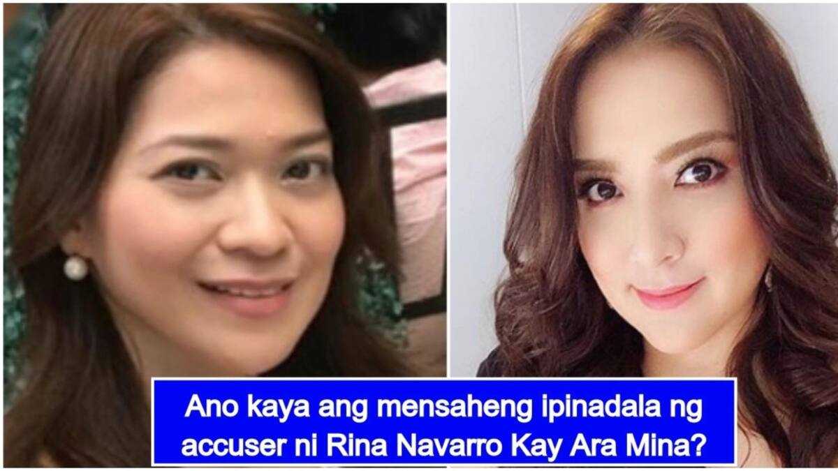 Rina Navarro accuser, inaming nagpadala ng mensaheng pagsuporta kay Ara ...