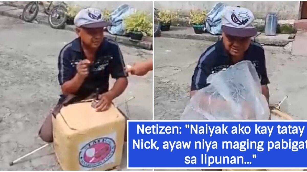 72-taong gulang na bulag, lakas loob pang nagtitinda ng ice cream mag ...