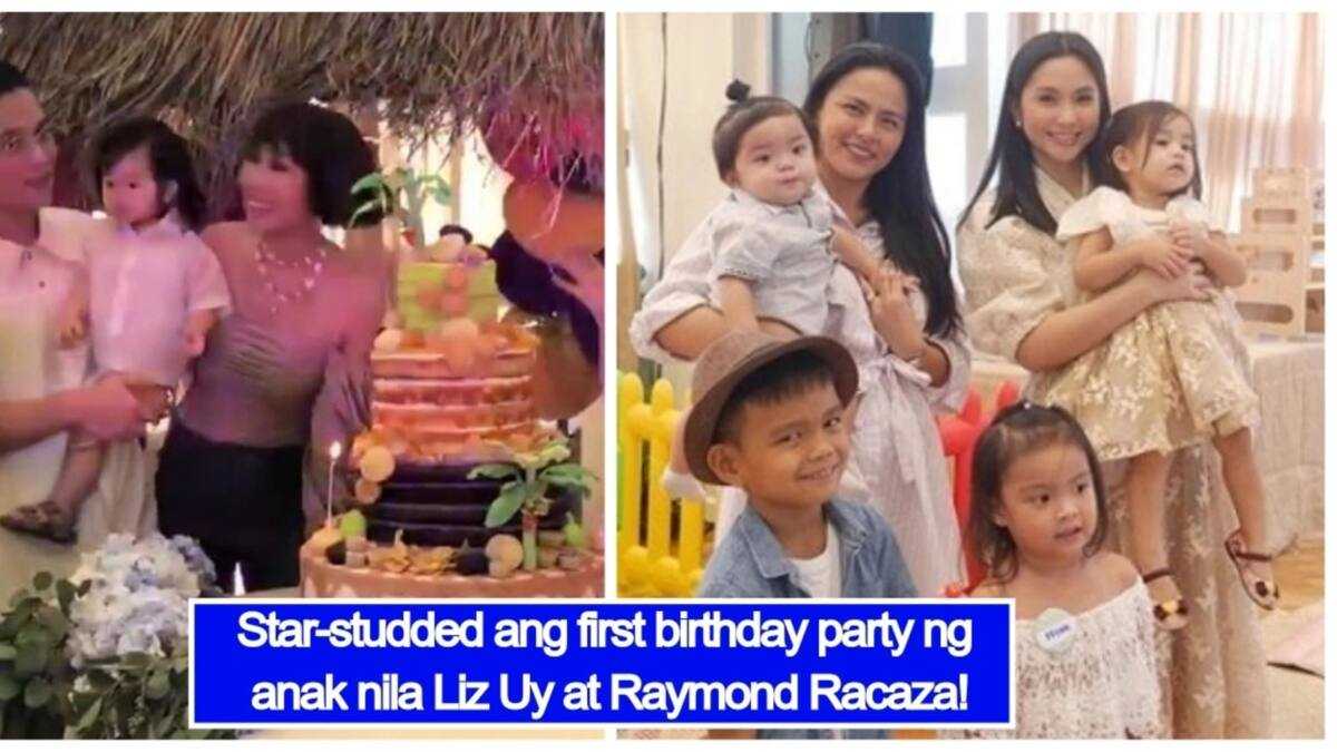 Liz Uy & Raymond Racaza throw star-studded 1st birthday party for their ...