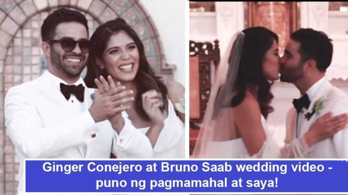 Ginger Conejero and Bruno Saab's wedding video brings tears, makes ...