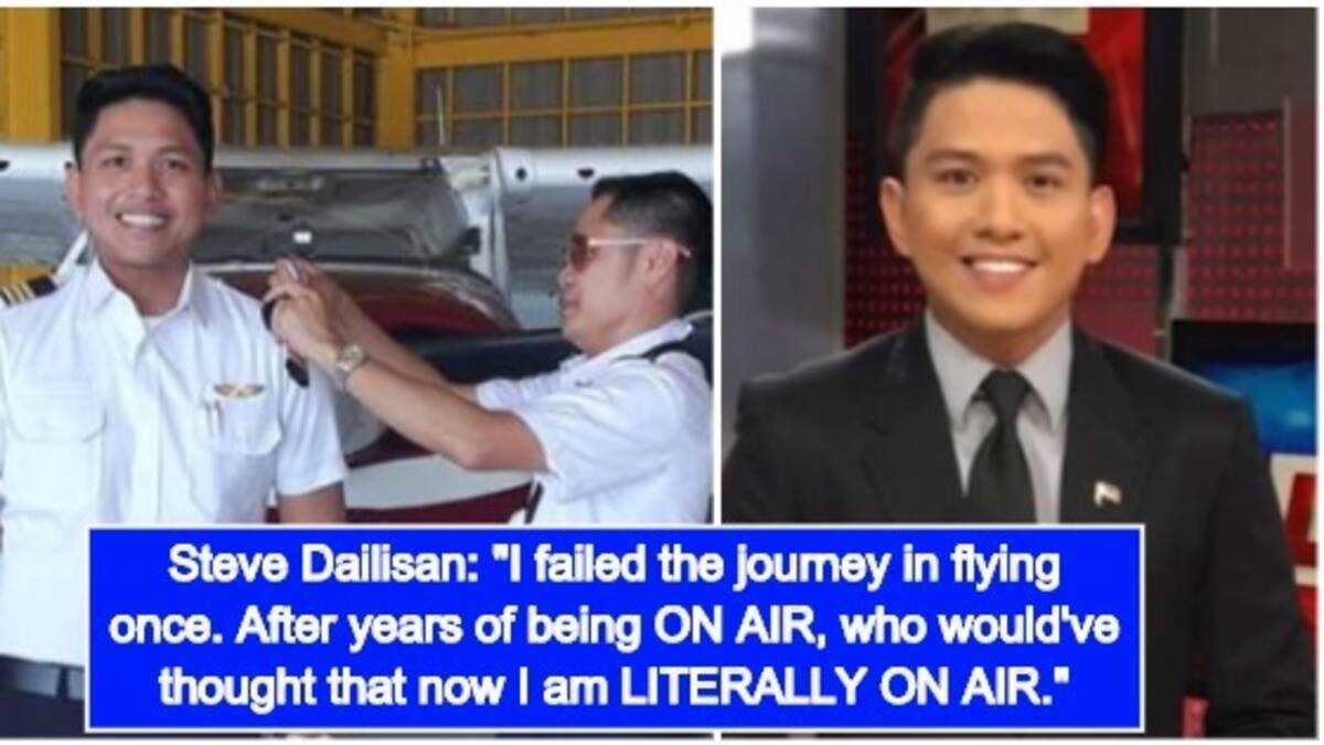 Former GMA news reporter Steve Dailisan now a licensed commercial pilot ...