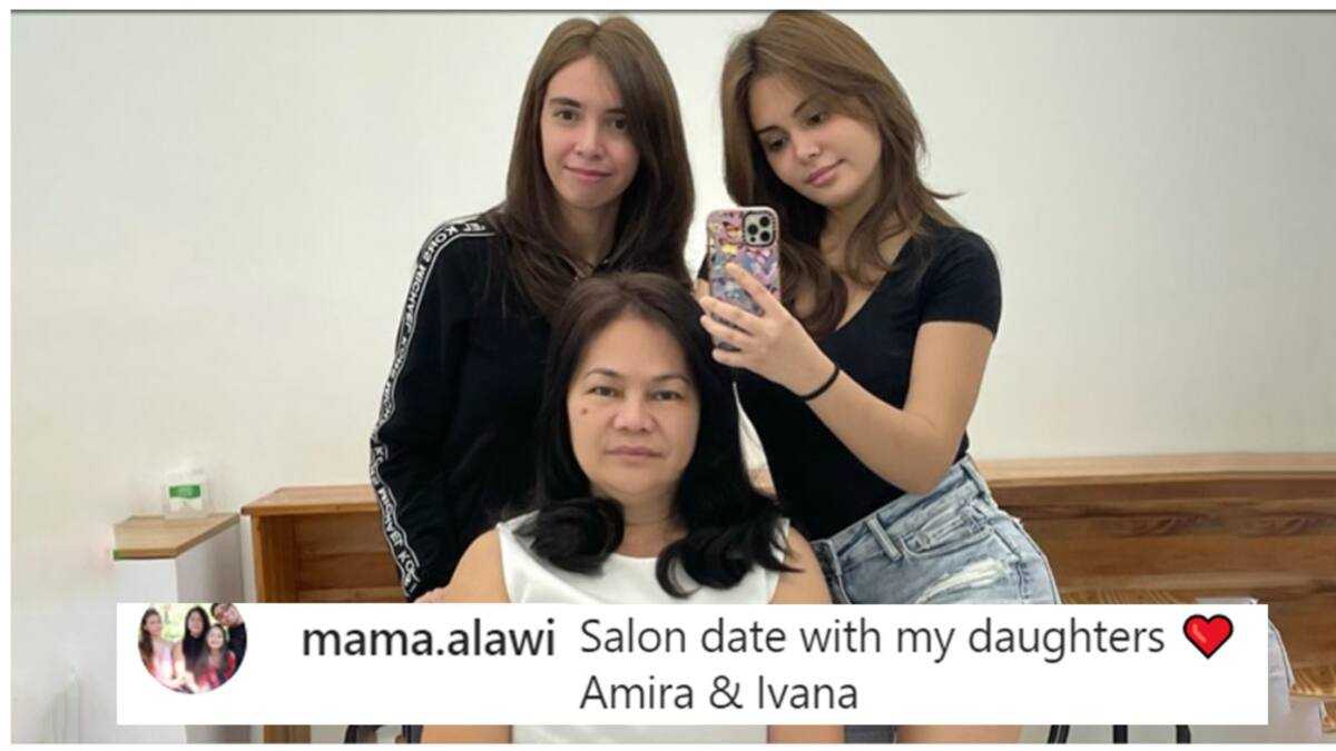 Ivana Alawi at kapatid na si Amira, nakasama ang kanilang mama sa isang ...