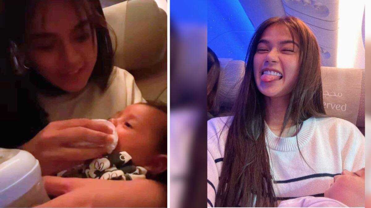 Maris Racal, naging “instant ina” sa isang flight: “Glad to have helped ...