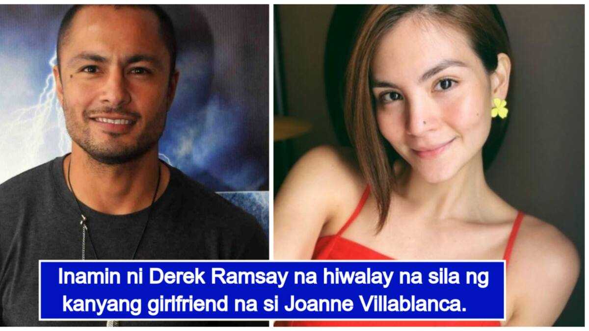 Derek Ramsay confirms break up with girlfriend Joanne Villablanca ...