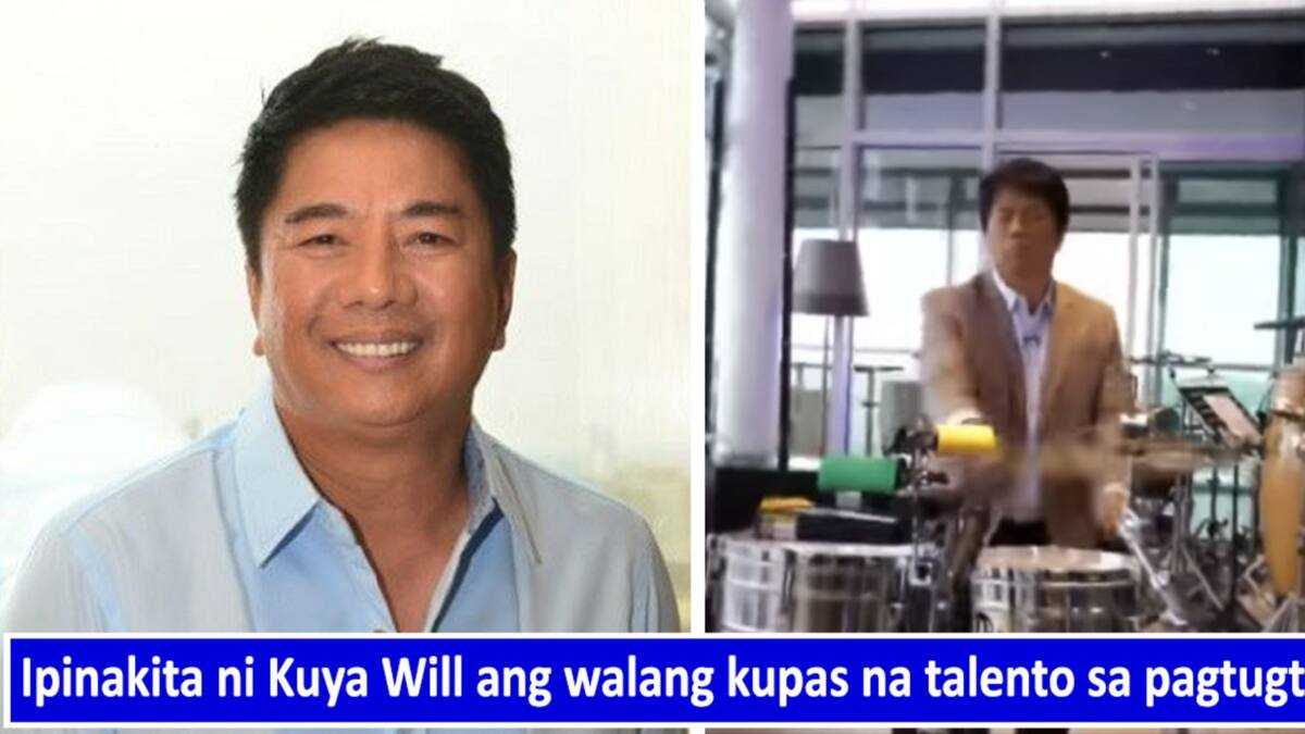Hidden talent! Kuya Will shows off amazing skills on drums and ...