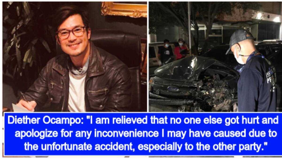 Diether Ocampo issues statement following his involvement in car ...