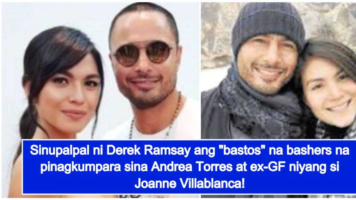 Derek Ramsay slams rude comments about Andrea Torres, ex-GF Joanne ...