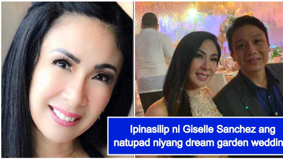 Giselle Sanchez and husband for 20 years renew wedding vows - KAMI.COM.PH