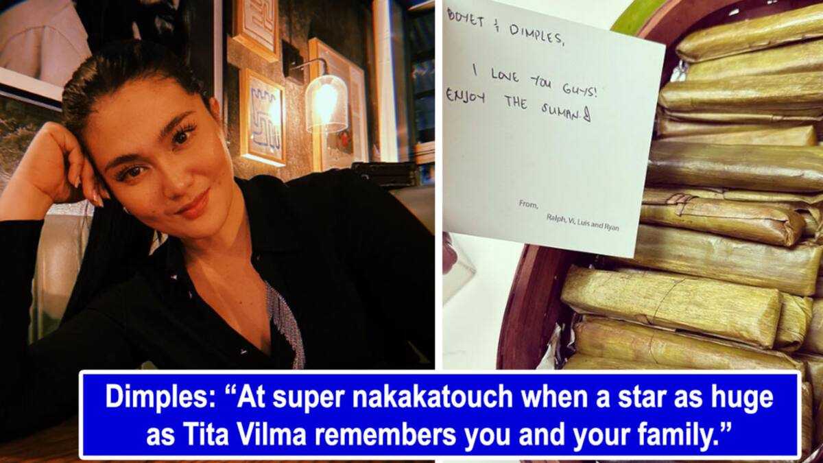 Dimples Romana, na-touch sa ipinadalang suman ni Ate Vi: "Napaka-sweet ...