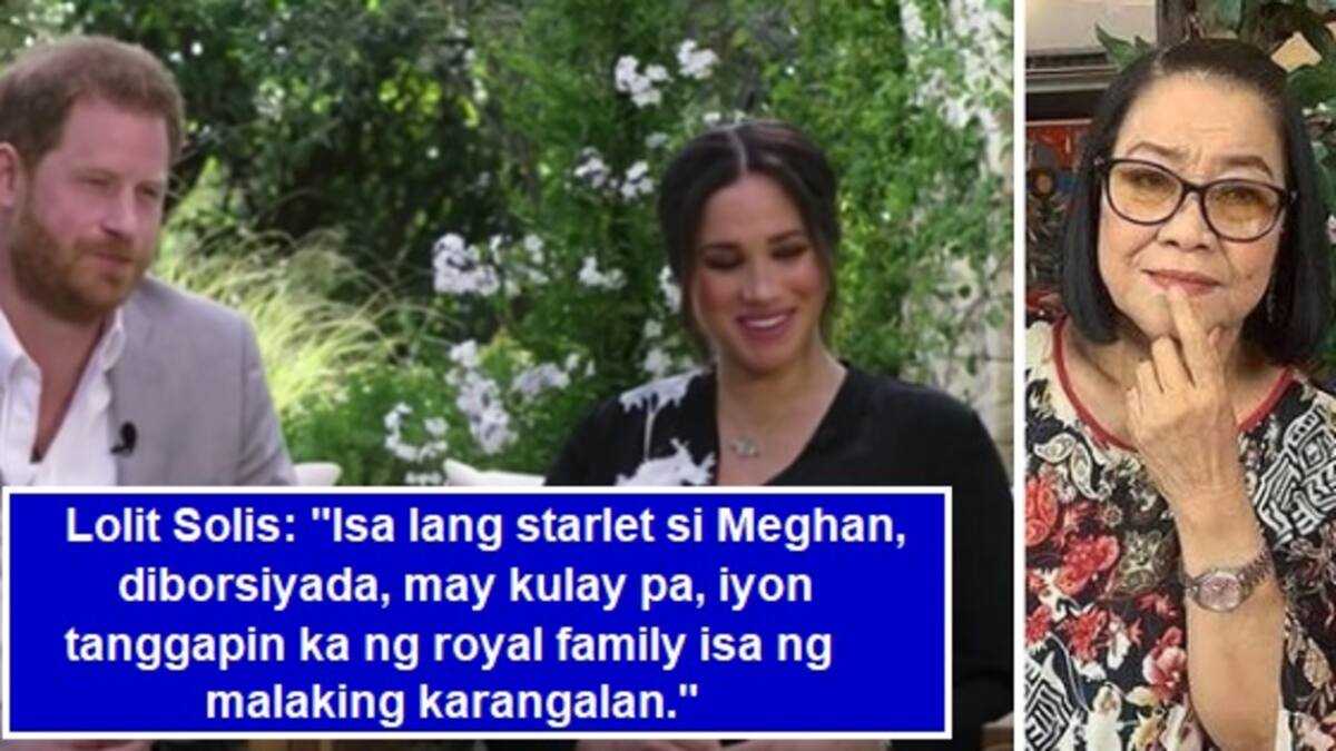 Lolit Solis gets accused of racism against Meghan Markle; Lolit ...