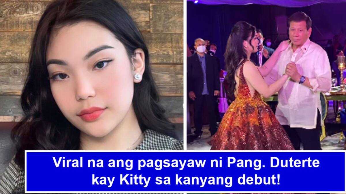Video ng pagsayaw ni Pang. Duterte kasama si Kitty sa debut niya, viral ...