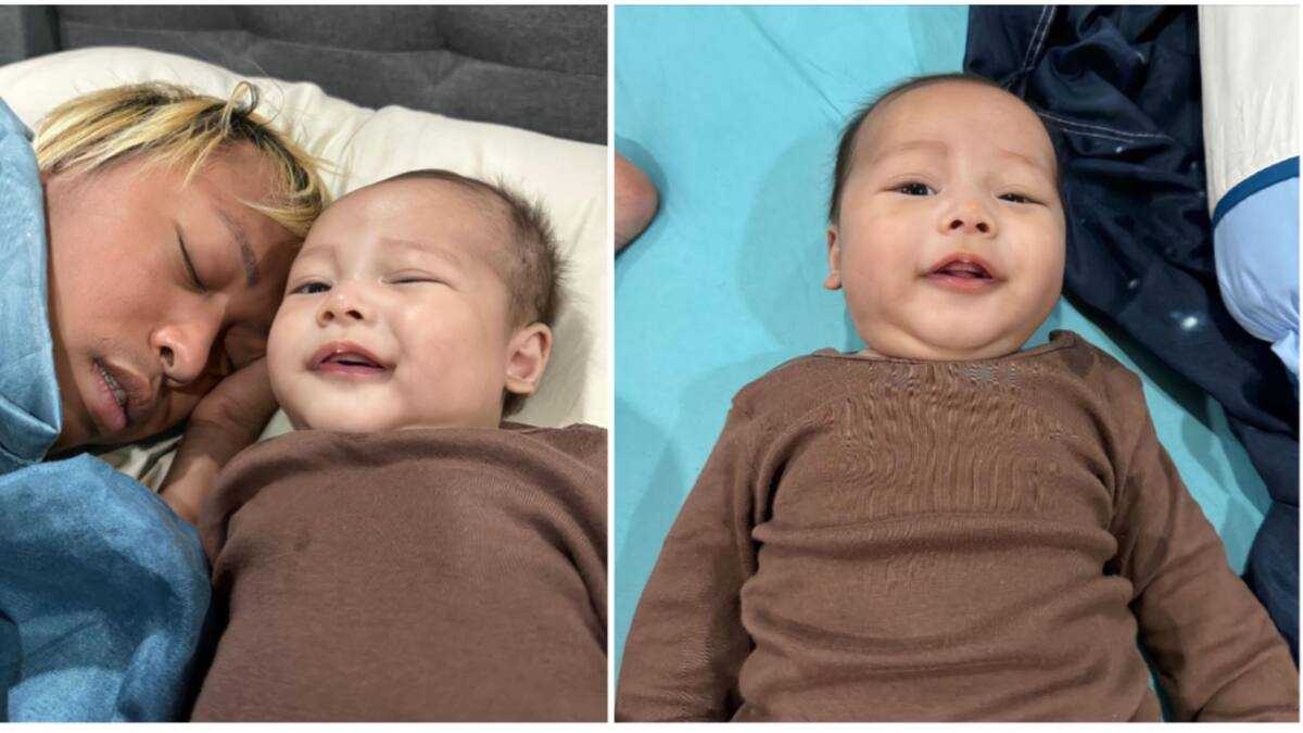 Whamos Cruz, baby Meteor’s new adorable snaps warm netizens’ hearts ...