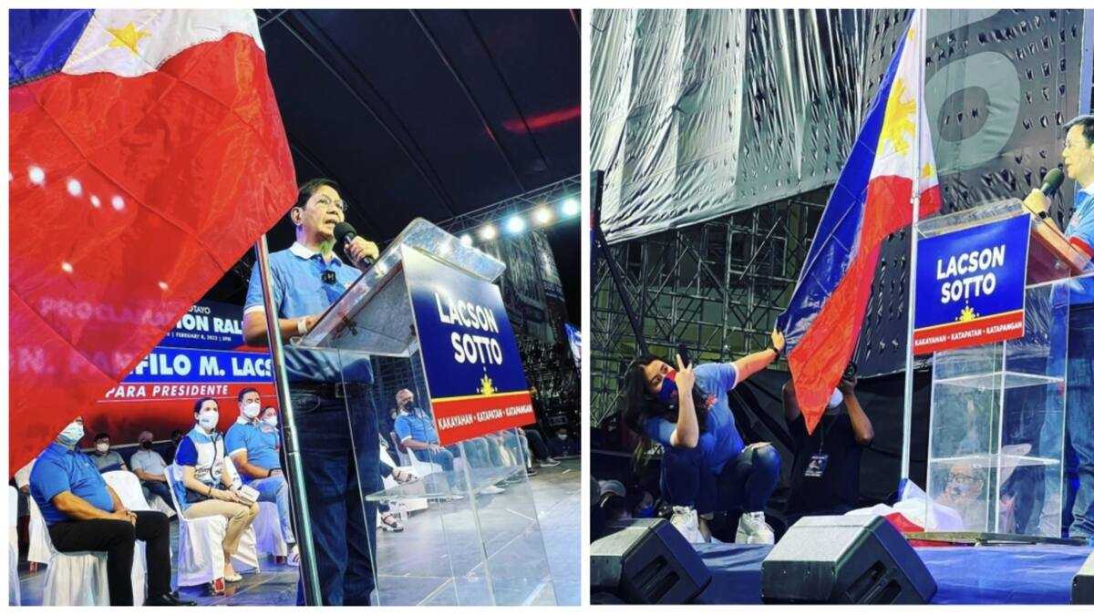 Iwa Moto, naging "stage daughter-in-law" sa Lacson-Sotto proclamation ...