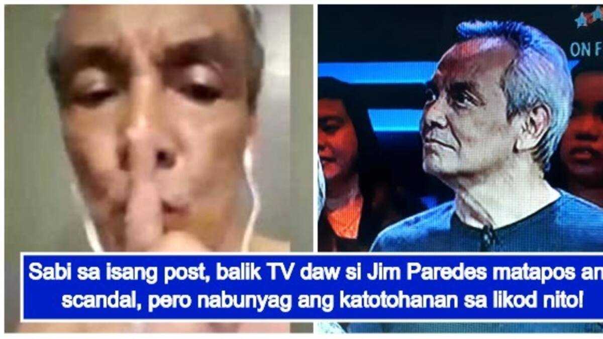 Fact check: Did Jim Paredes appear on a TV show after his controversial ...