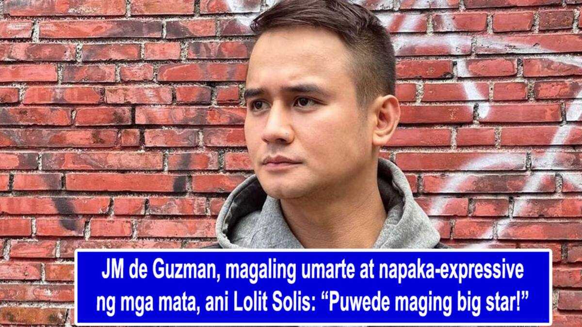 JM de Guzman, magaling umarte at napaka-expressive ng mga mata, ani ...