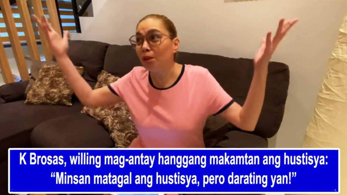 K Brosas, willing mag-antay hanggang makamtan ang hustisya: “Minsan ...