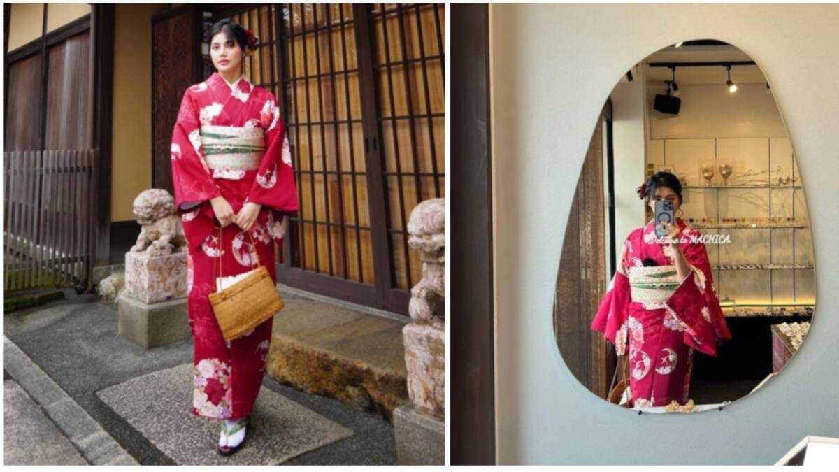 Snaps of Jane De Leon wearing kimono while exploring Japan go viral ...