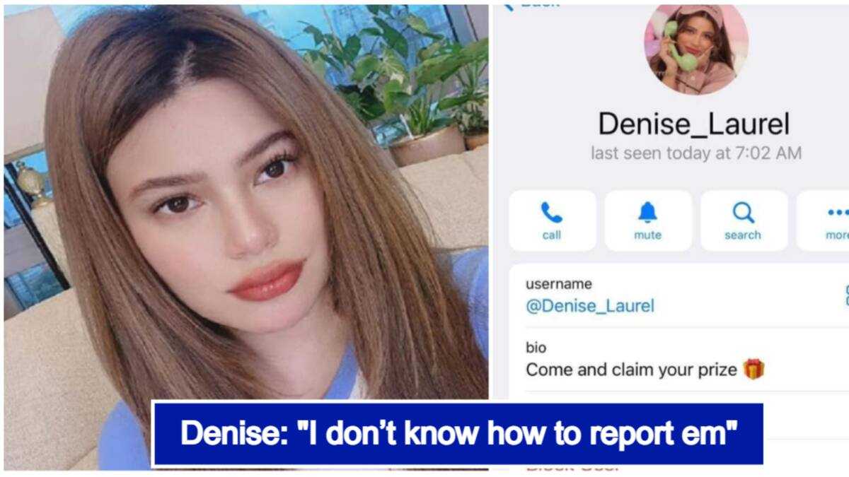 Denise Laurel, nagbabala ukol sa poser niya sa Telegram at YouTube ...