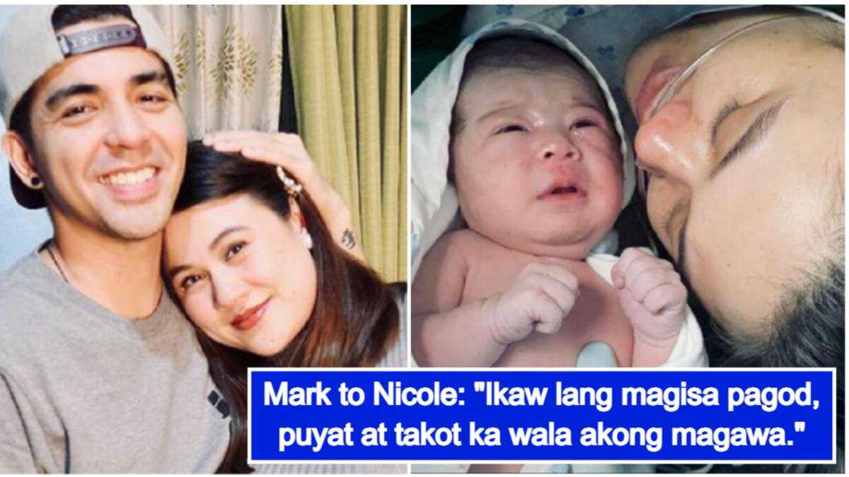 Mark Herras lauds Nicole Donesa’s bravery during delivery of their baby ...