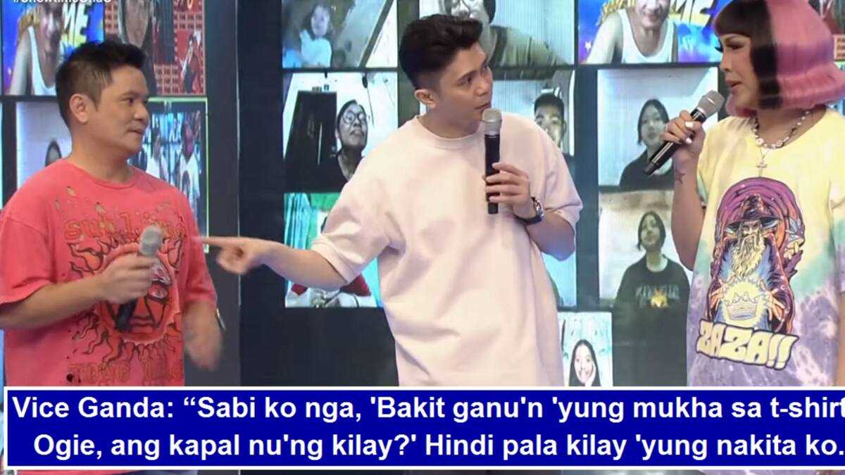 Vice Ganda at Vhong Navarro, pinuna ang t-shirt ni Ogie Alcasid: “butas ...