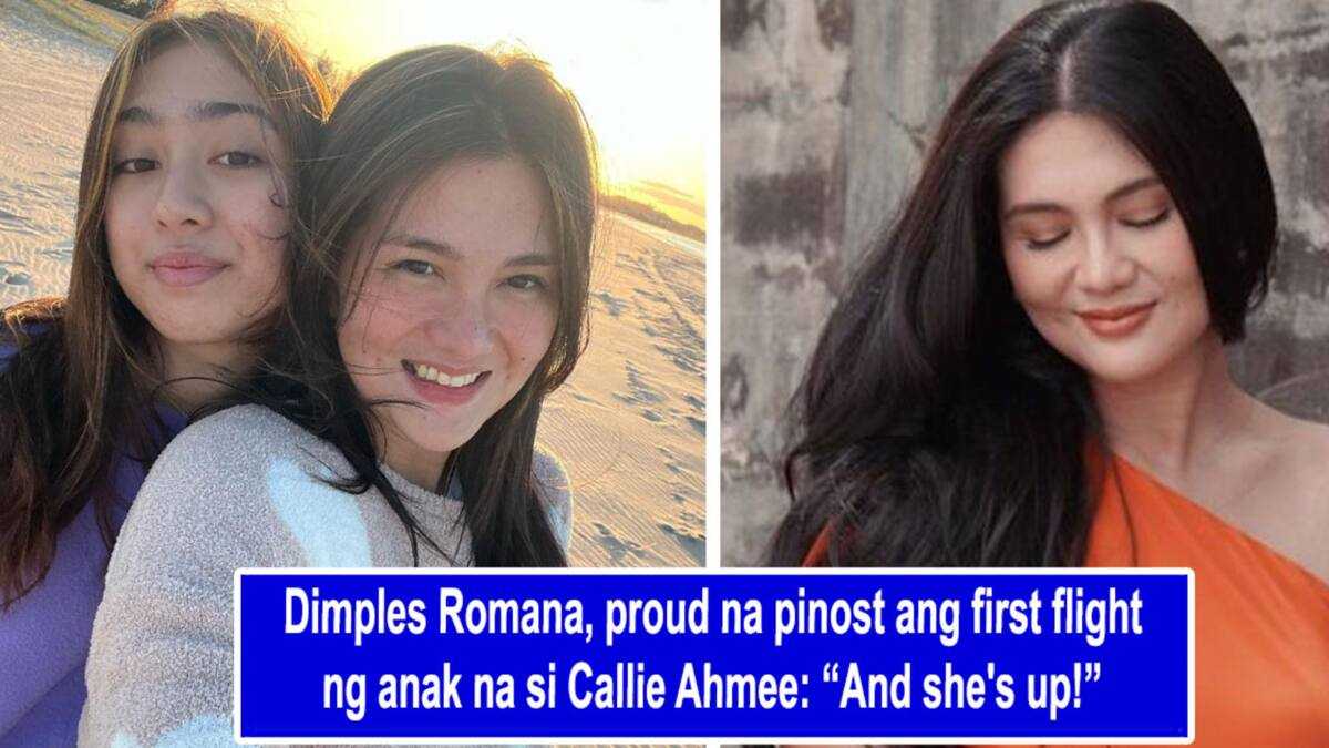 Dimples Romana, proud na pinost ang first flight ng anak na si Callie ...