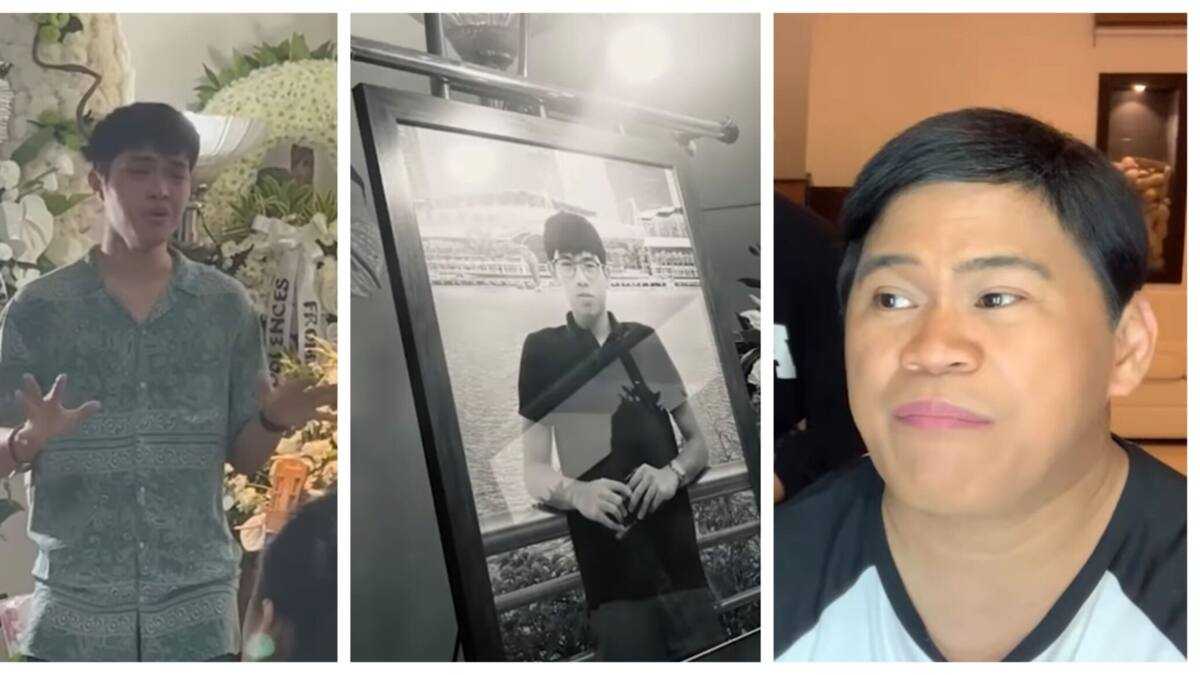 Elijah Canlas, bumuhos ang luha sa burol ng kapatid niyang si JM Canlas ...