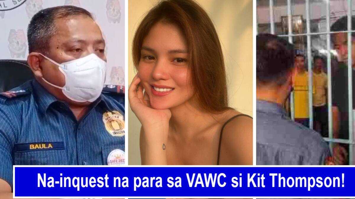 Kit Thompson, na-inquest na para sa kasong VAWC pagkatapos ng umano ...