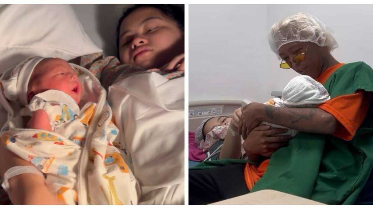 Videos of Baby Meteor’s 1st bonding moments with Whamos and Antonette ...