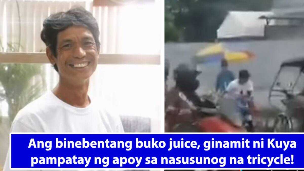 Buko vendor heroically rescues burning tricycle by dousing fire with ...