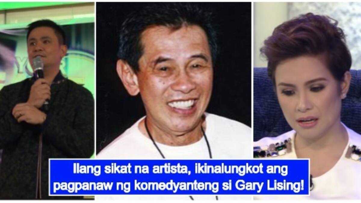 Celebrities' heart-rending reactions to comedian Gary Lising's death ...