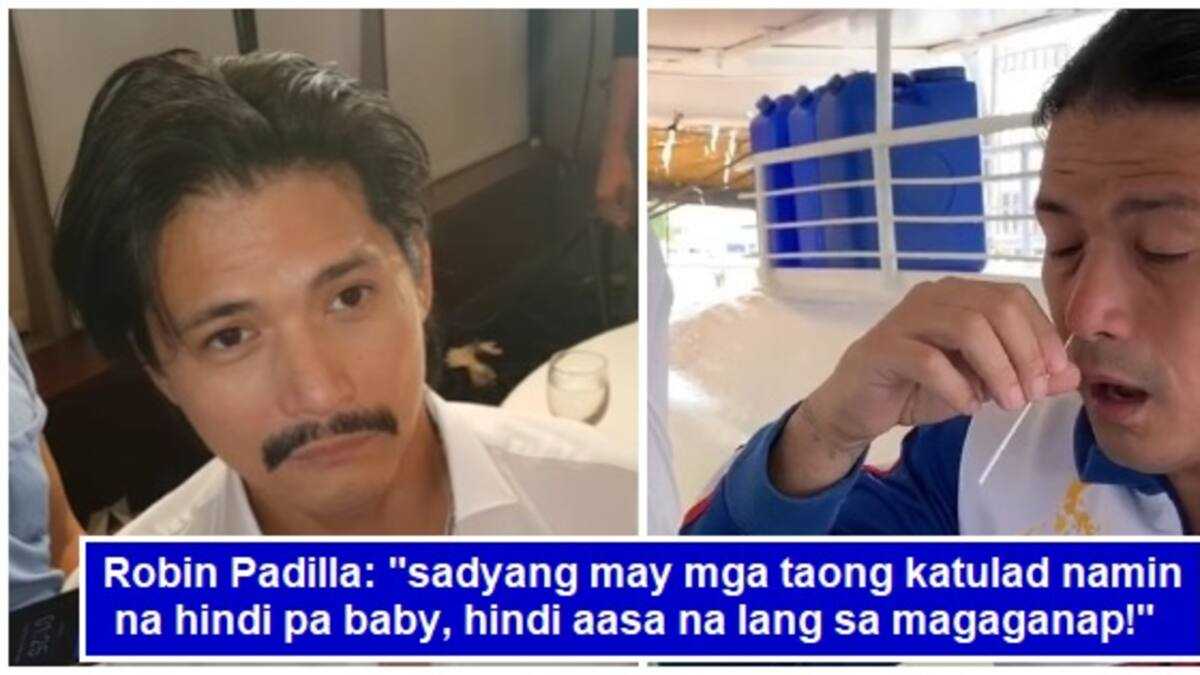 Robin Padilla fires back against critics of his viral self-swabbing ...