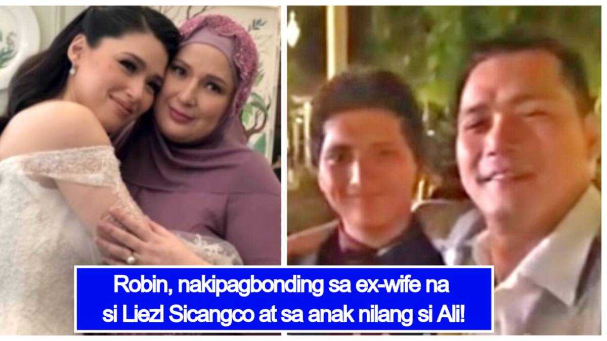 Robin Padilla bonds with ex-wife Liezl & their son Ali at Kylie Padilla ...