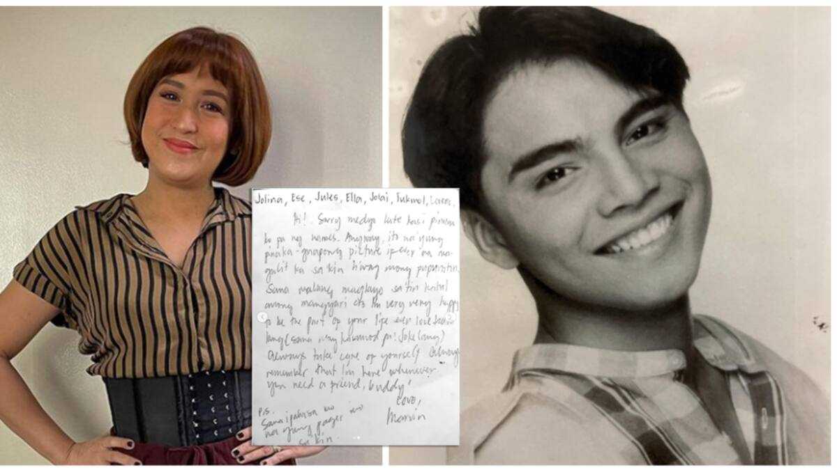 Jolina Magdangal, ibinahagi ang sulat ng kanyang "labtim" na si Marvin Agustin - KAMI.COM.PH
