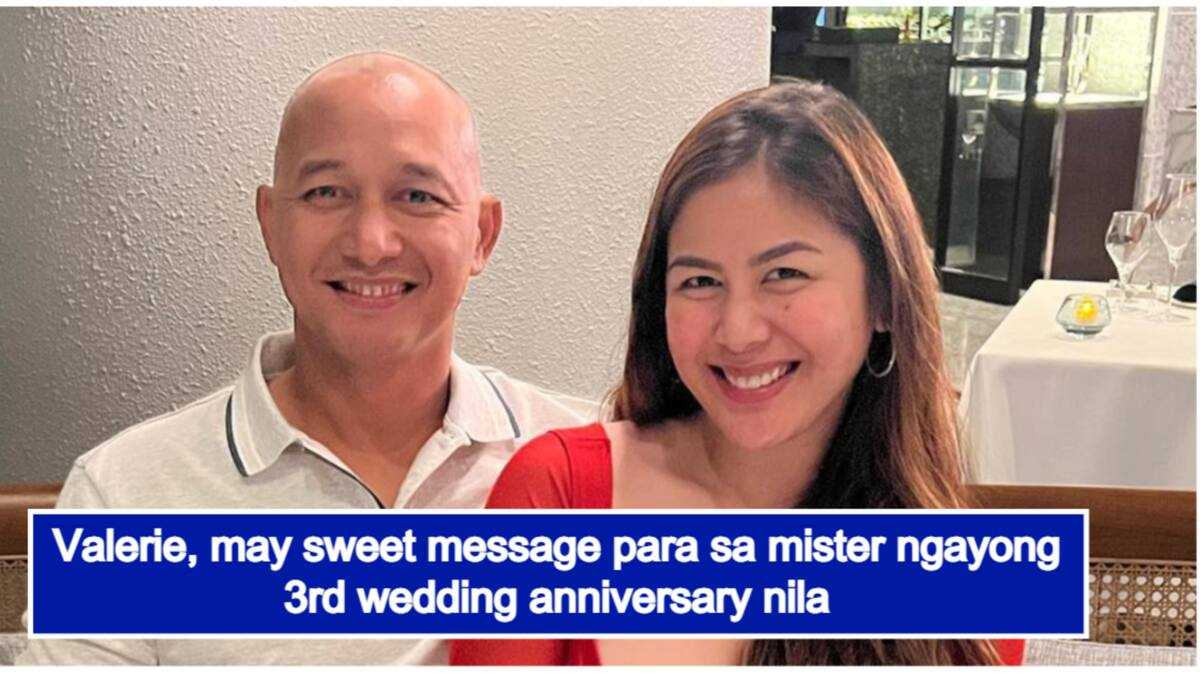 Valerie Concepcion, husband celebrate 3rd wedding anniversary; actress pens sweet anniversary ...
