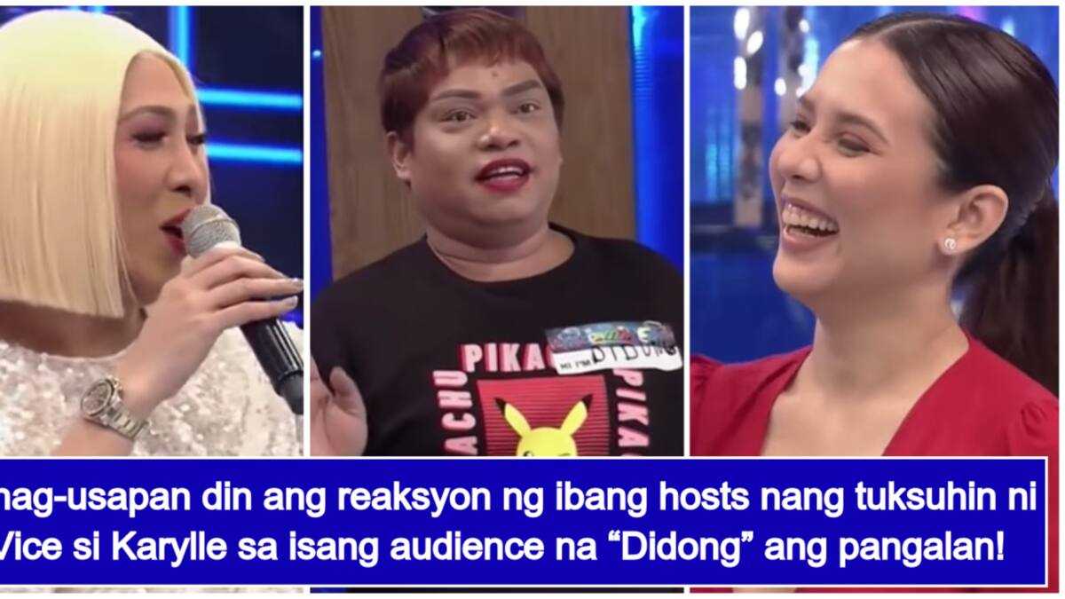 Karylle’s reaction when Vice teased her with an audience named ‘Didong ...