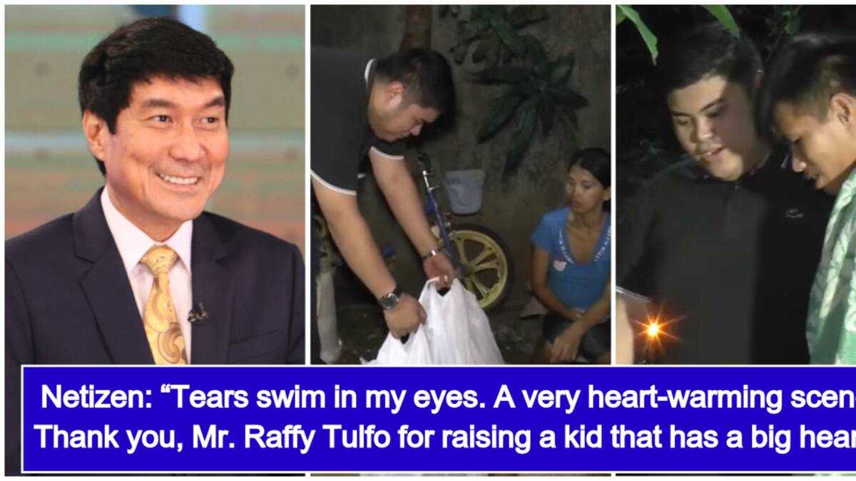 Raffy Tulfo’s son moves netizens after being seen helping poor people ...