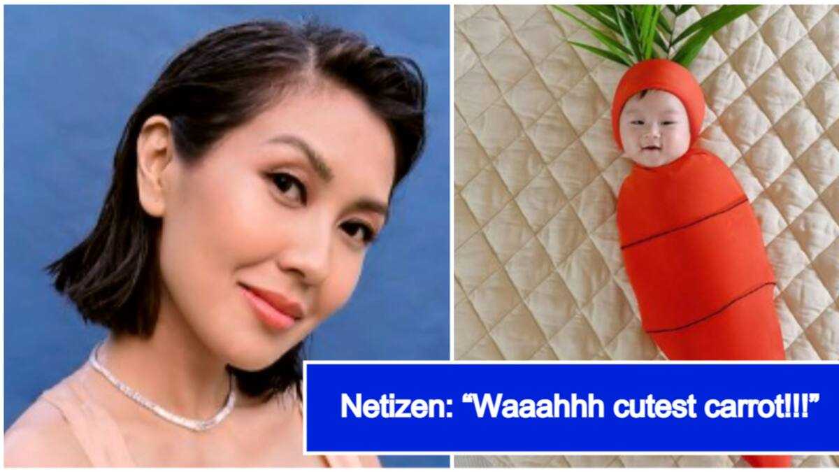 Liz Uy dresses baby Matias in carrot costume as he turns 4 months old ...