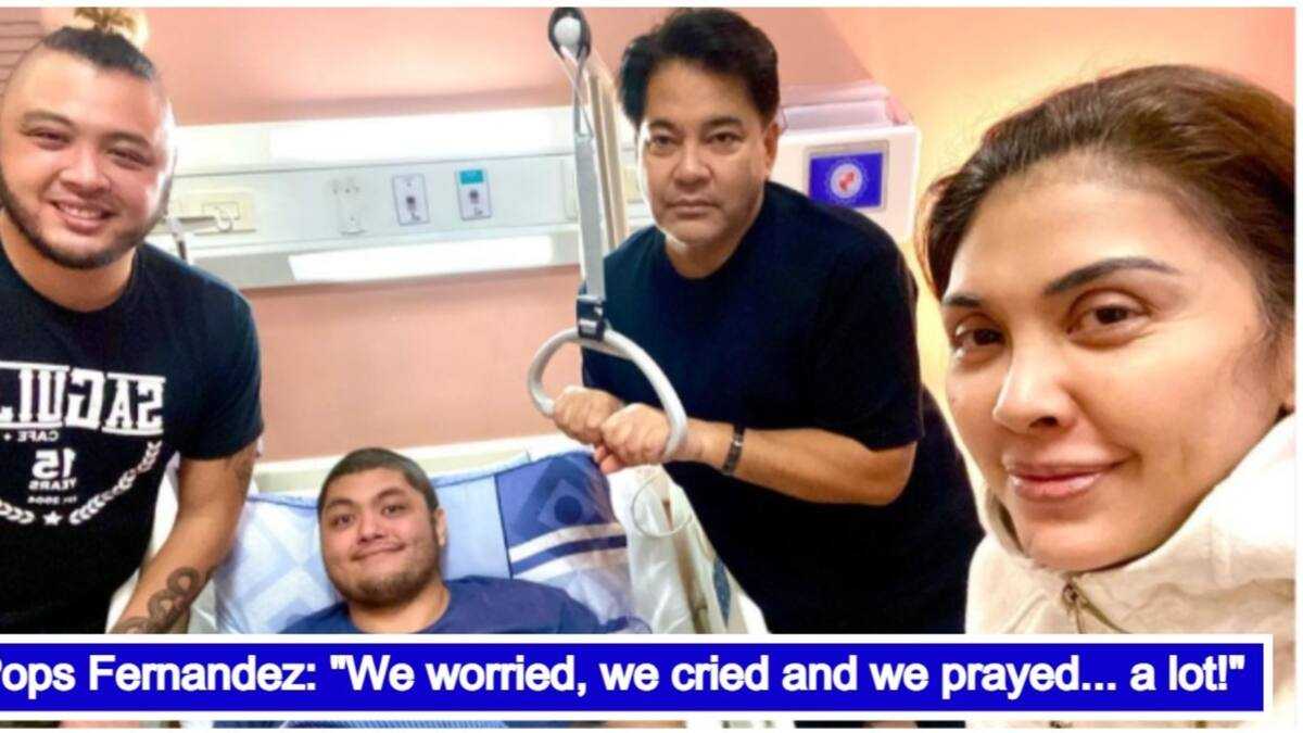 Pops Fernandez brings son to the hospital; thanks people for their ...
