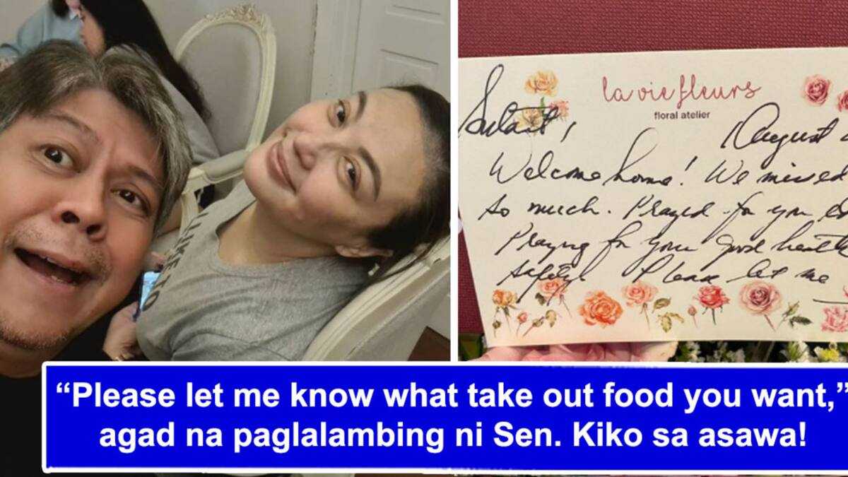 Sharon Cuneta, nilambing ni Sen. Kiko pagdating ng Pinas para maibsan ...